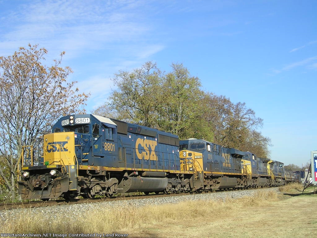 CSXT 8801 On CSX K 514 Eastbound